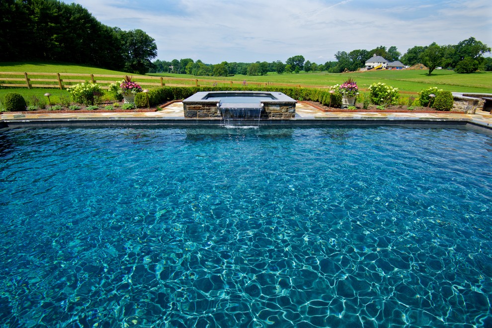 Traditional Elements - Ardrossan Farm, PA - Traditional - Pool ...