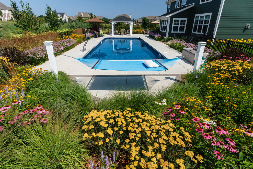 Traditional Pool and Hammock - Cedarburg - Traditional - Pool ...