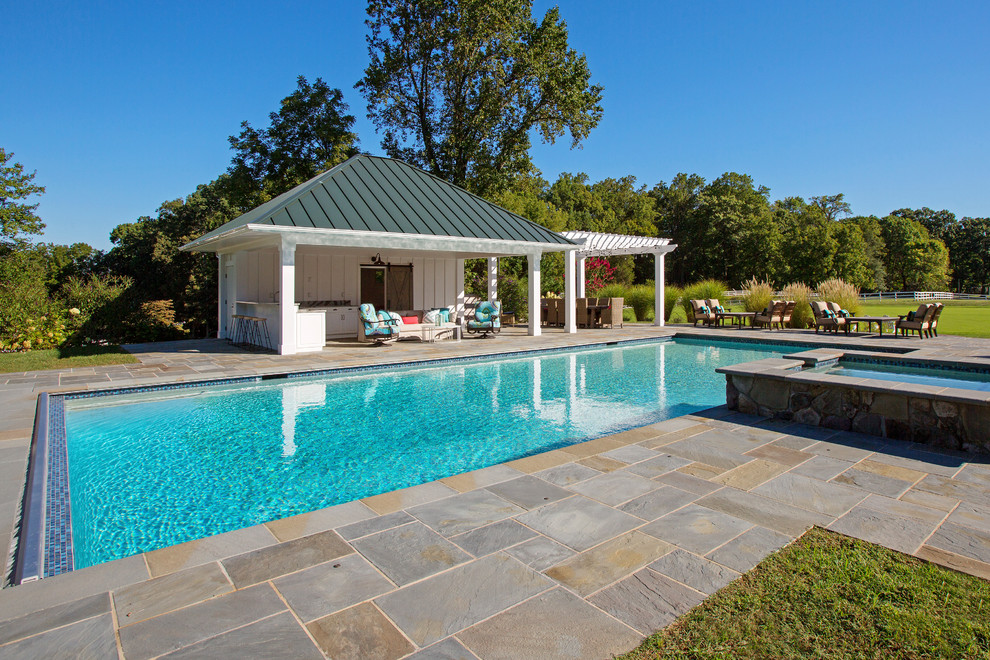Traditional Pool House - Traditional - Pool - DC Metro - by KohlMark ...