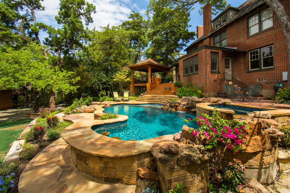 Tranquil Pool - Rustic - Pool - Dallas - by Vernon Wentz | Houzz