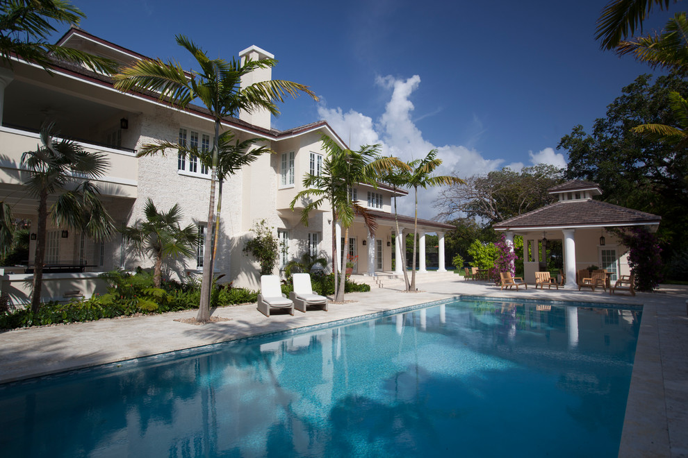 Trapp Historic Home Renovation - Tropical - Swimming Pool & Hot Tub ...