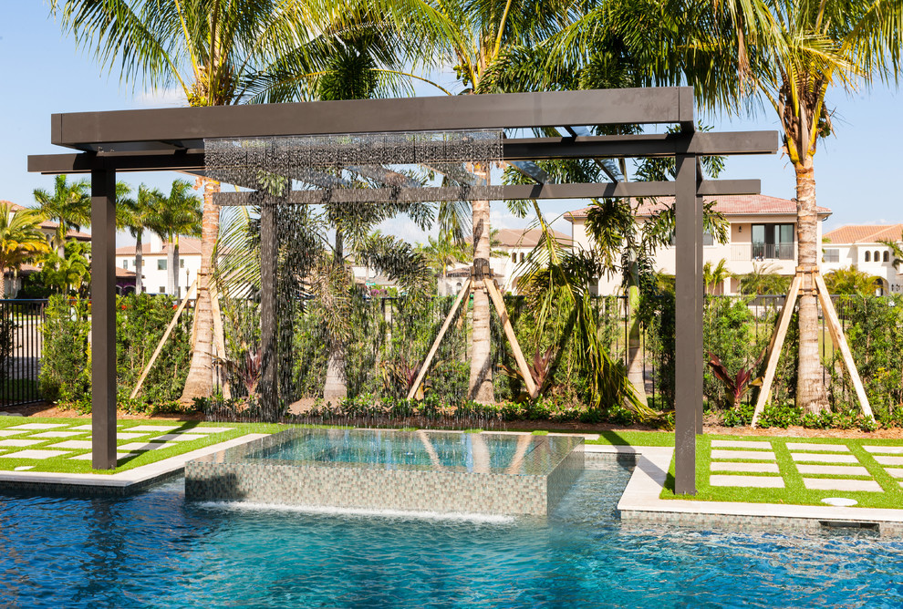 Trellis / Pergolas - Contemporary - Pool - Miami - by Coastal Screen ...