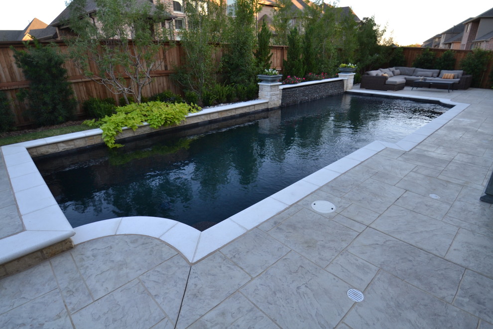 Trophy Club Contemporary Pool - Contemporary - Pool - Dallas - by Mike ...