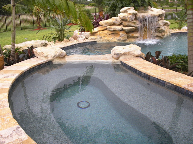 Tropical - Tropical - Pool - Miami - by Champion Pools & Spas, Inc. | Houzz