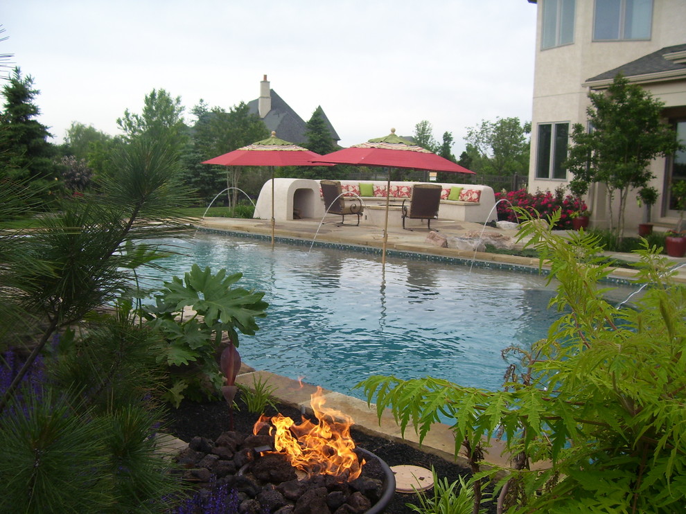 Tropical Paradise in PA - Traditional - Swimming Pool & Hot Tub ...