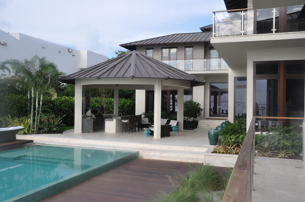 Tropical Pool - Tropical - Pool - Miami | Houzz
