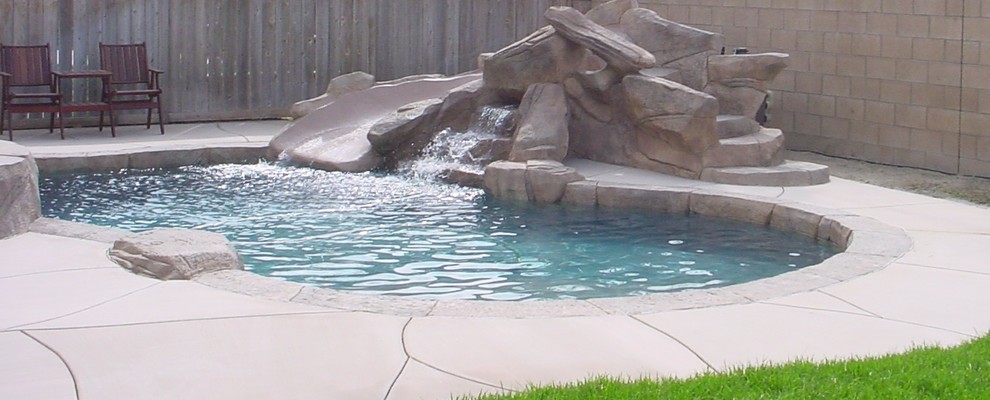 Tropical Rock swimming Pools - Traditional - Pool - Los Angeles - by A ...