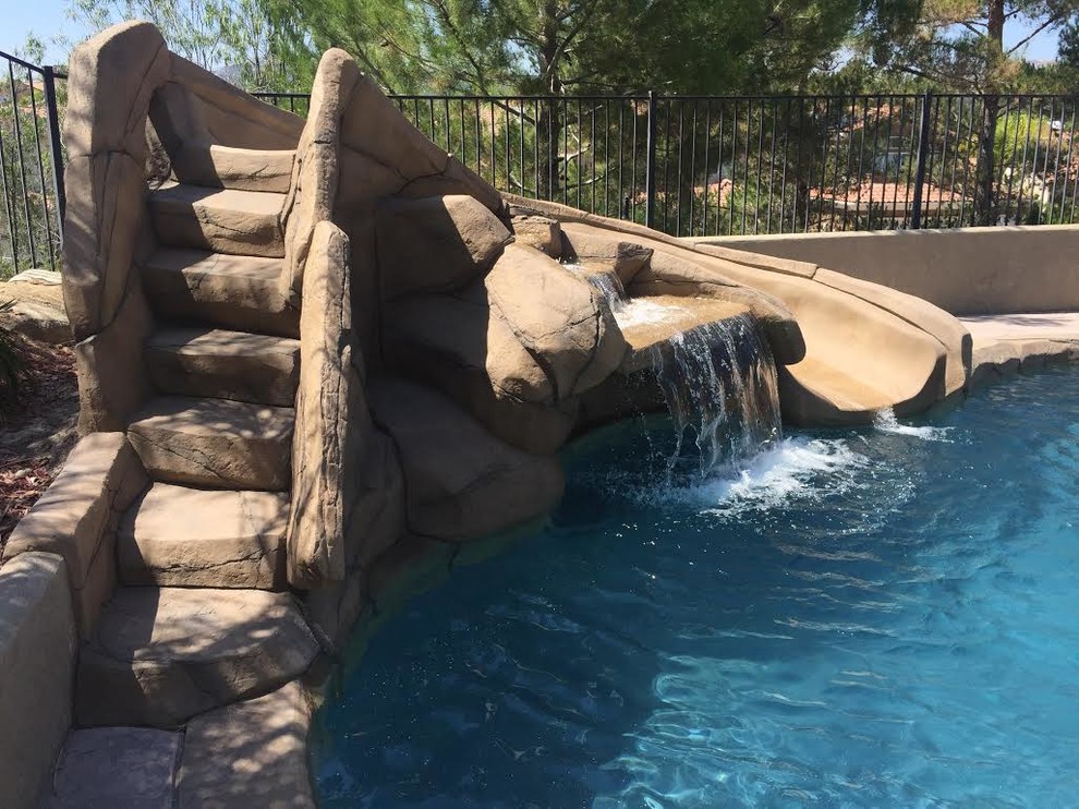 Tropical Rock swimming Pools - Traditional - Pool - Los Angeles - by A ...