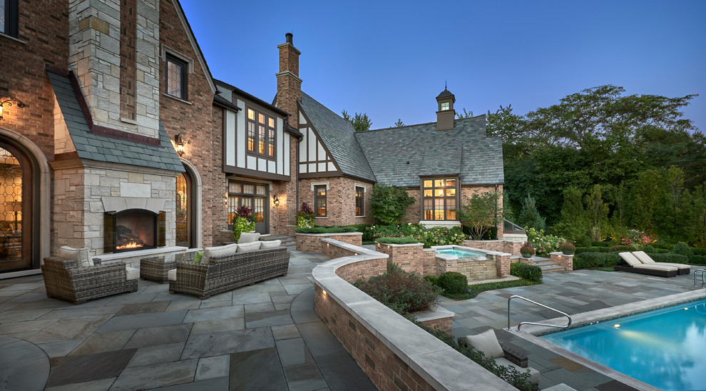 Tudor Manor - Pool - Chicago - by Charles Vincent George Architects ...