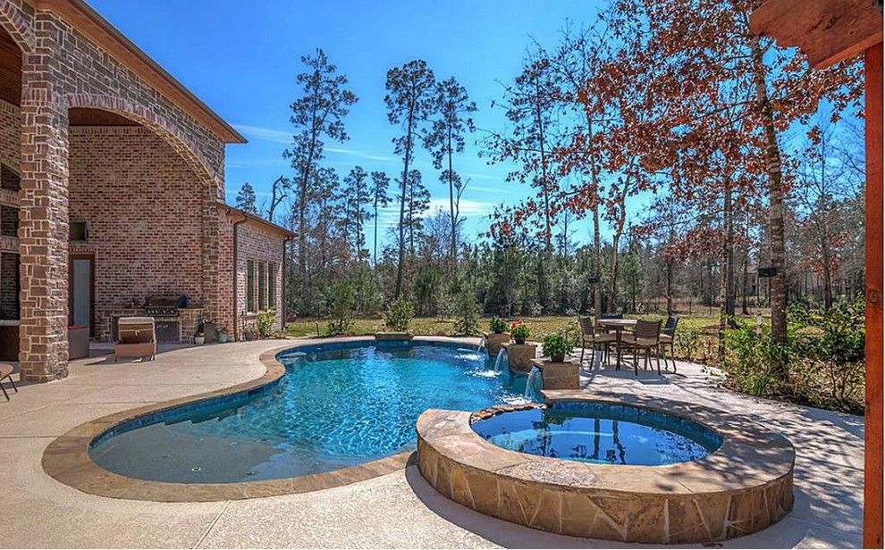 Tuscan - Mediterranean - Pool - Houston - by Built Green Custom Homes ...