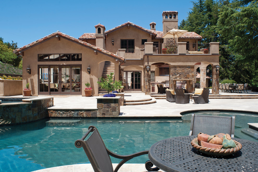 Tuscan Paradise - Mediterranean - Pool - San Francisco - by Maggetti ...