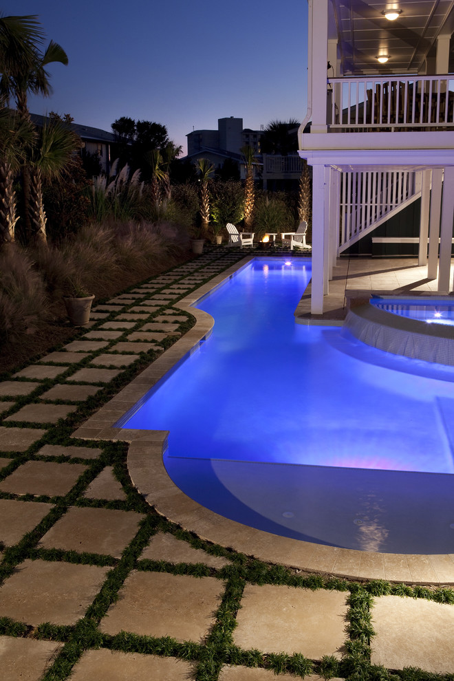 Tuscan Pool - Modern - Pool - Wilmington - by Tongue & Groove Design ...