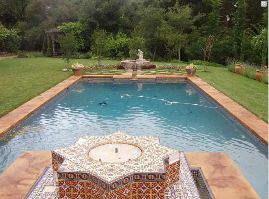 Tuscan-Style Mediterranean Concrete Pool Deck, Patio, Countertop & More ...