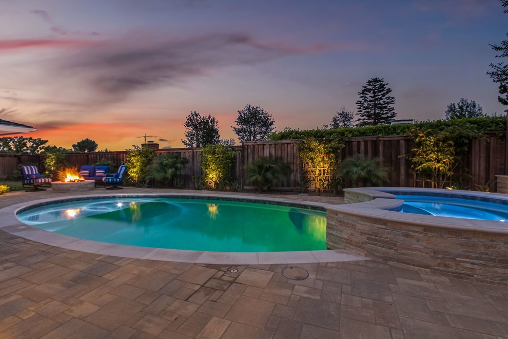 Twilight at Newport Beach Home - Transitional - Pool - Orange County ...