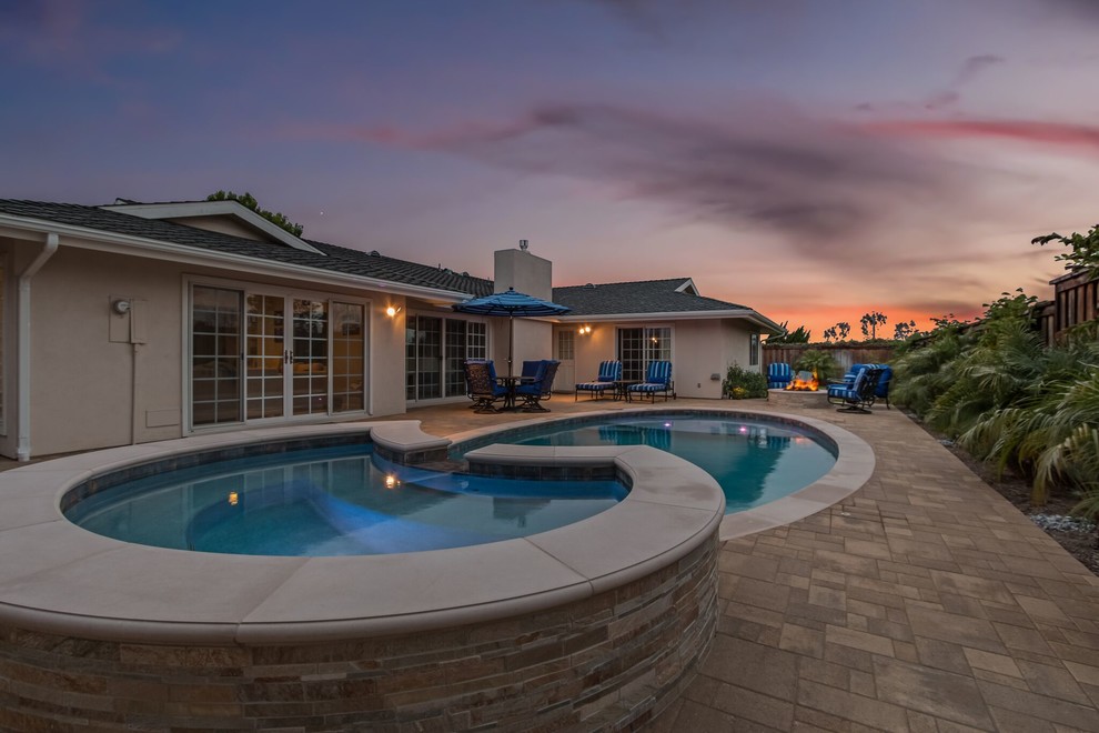 Twilight at Newport Beach Home - Transitional - Pool - Orange County ...