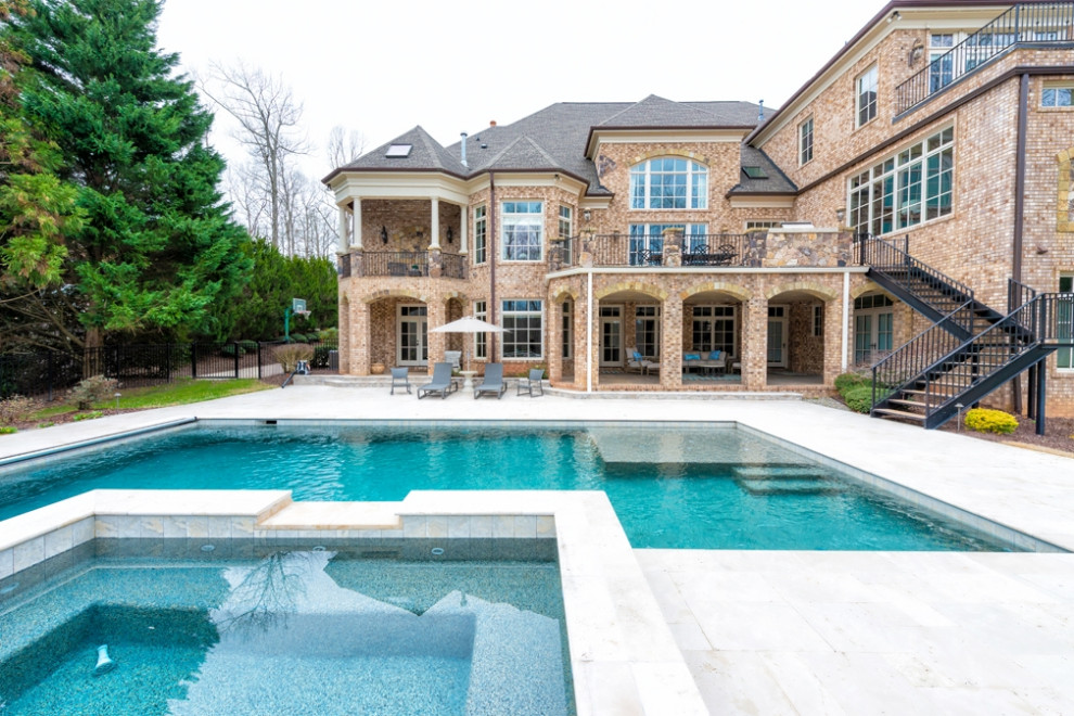 Update Mansion - Minimalist French Country - Beach Style - Pool ...