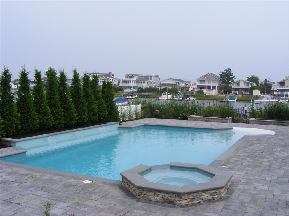 USA POOLS custom built gunite pool - Traditional - Pool - Philadelphia ...