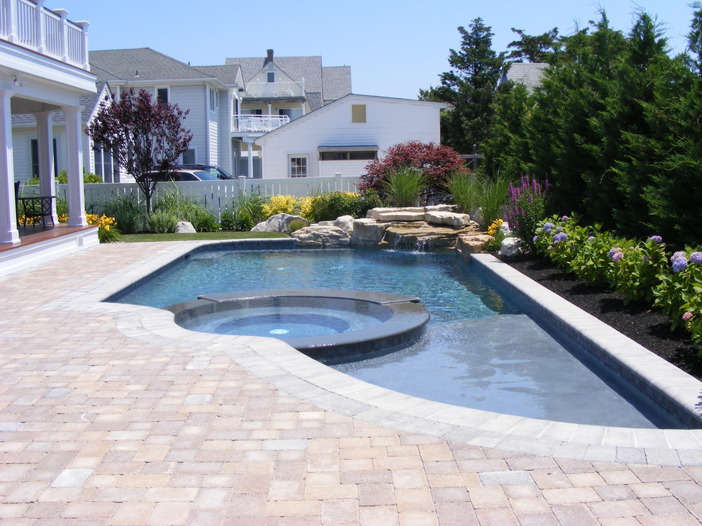 USA POOLS custom built gunite pool - Traditional - Pool - Philadelphia ...