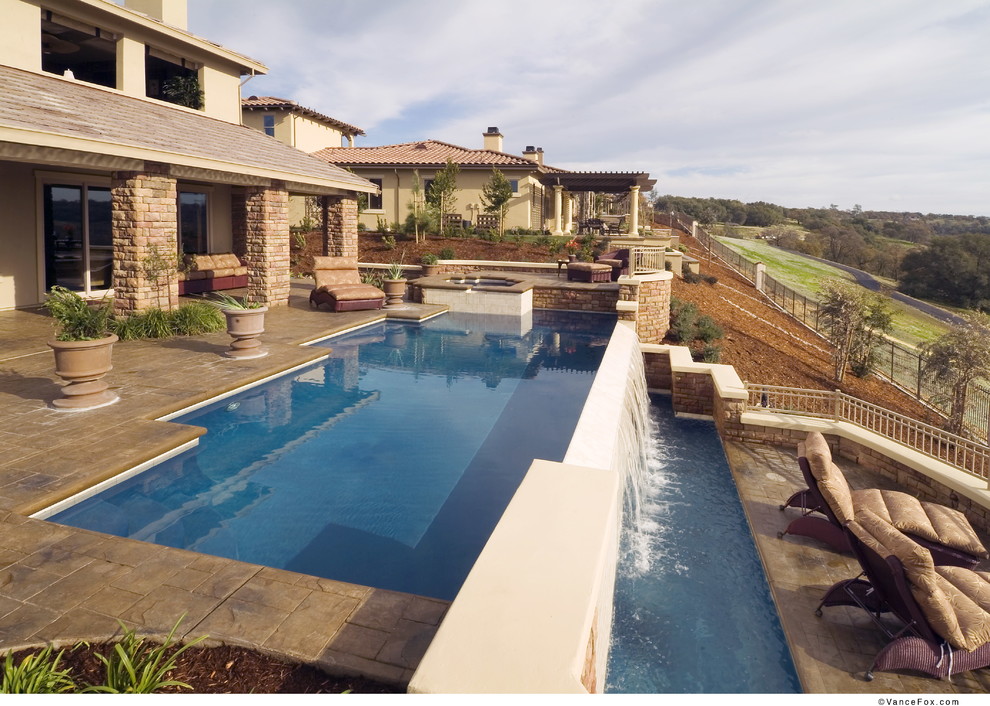 Vanishing Edge Basin - Contemporary - Pool - Sacramento - by Wells ...