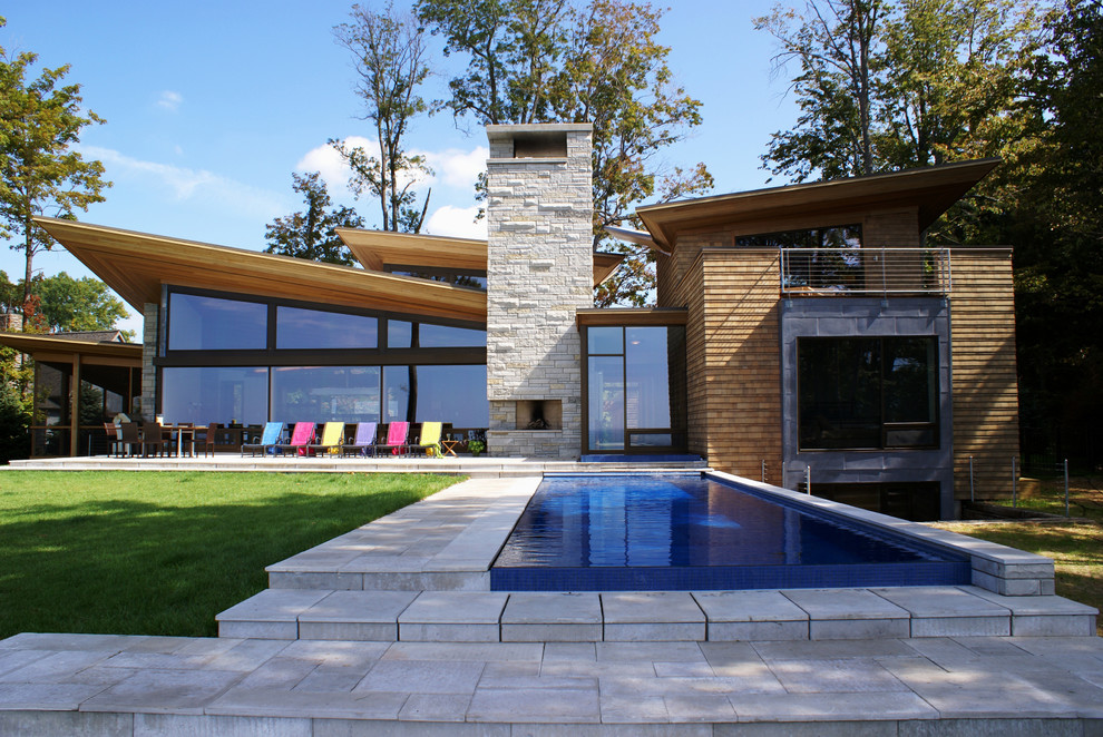 Vanishing Edge Pool and Spa - Contemporary - Pool - Grand Rapids - by ...