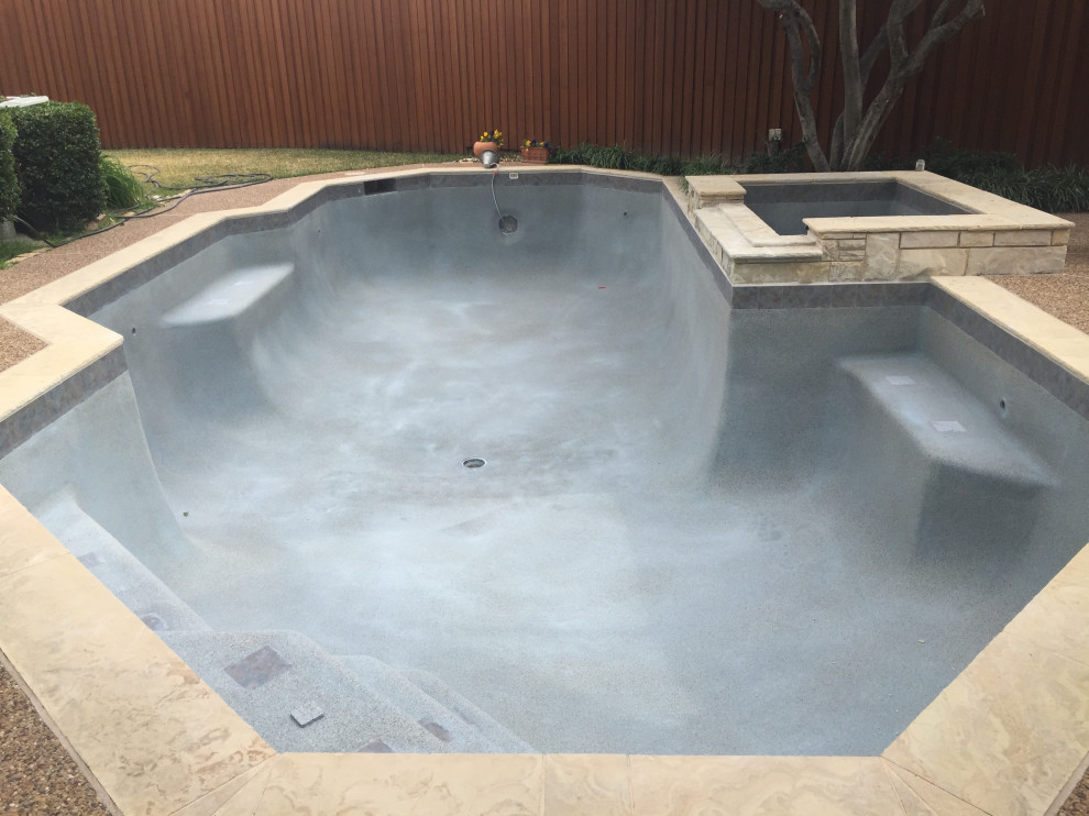 Variations in color of quartz and pebble finishes - Pool - Dallas - by ...