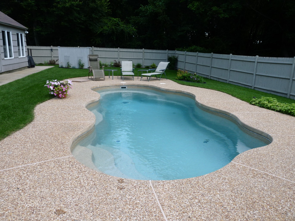 Viking Fiberglass Pools-Bermuda - Traditional - Pool - Boston - by ...