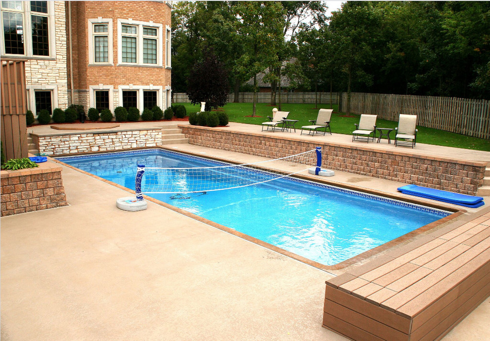 Viking - Island Breeze II - Paradise Inground Pools - Traditional ...