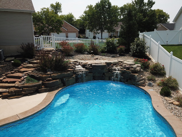 Vinyl Liner Gemini St. Peters, MO - Contemporary - Swimming Pool & Hot ...