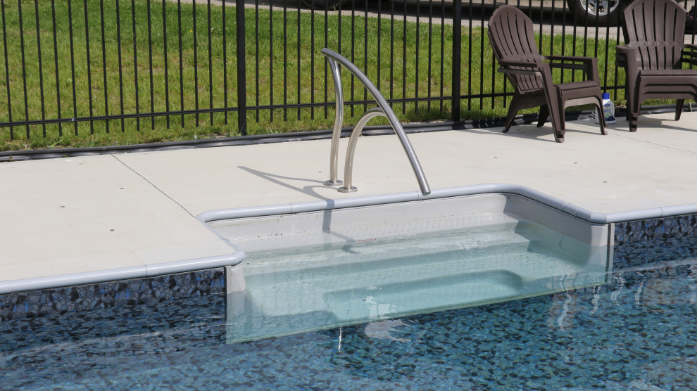 Vinyl Liner Pool (18 x 36) with Slide - Modern - Pool - Other - by ...