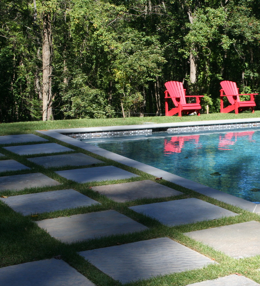 Walkways - Traditional - Pool - New York - by Carolle Huber Landscape ...