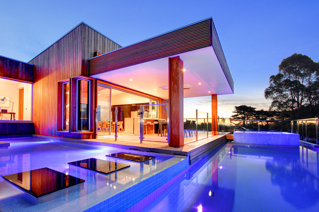 Warragul Pool House by Design Unity - Contemporary - Pool - Melbourne ...