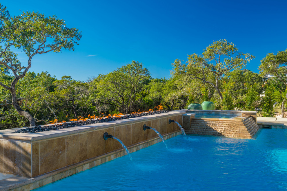 Water and Fire Features for Your Pool - Pool - Other - by Keith Zars ...