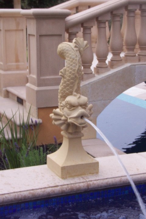 water dragon - Mediterranean - Pool - San Francisco - by Christopher ...