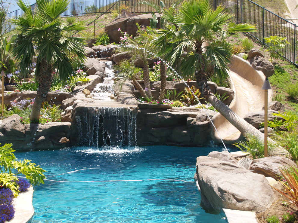 Water Features - Tropical - Pool - Los Angeles - by Swink's Creations ...
