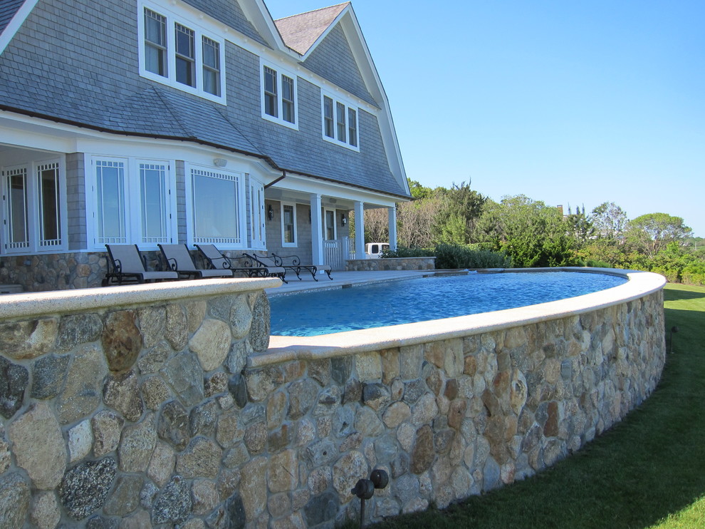 Waterfront Design with Wetland Restoration - Traditional - Pool - New ...