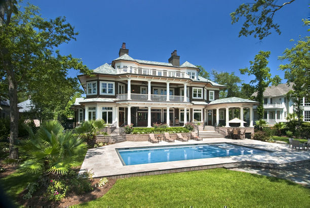 Waterfront Estate - Traditional - Pool - Charleston - by Herlong ...