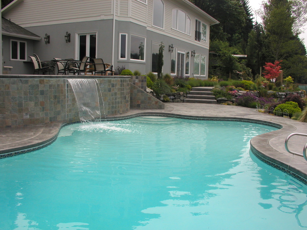 Waterfront Pool and Slope - Contemporary - Pool - Seattle - by Nature ...