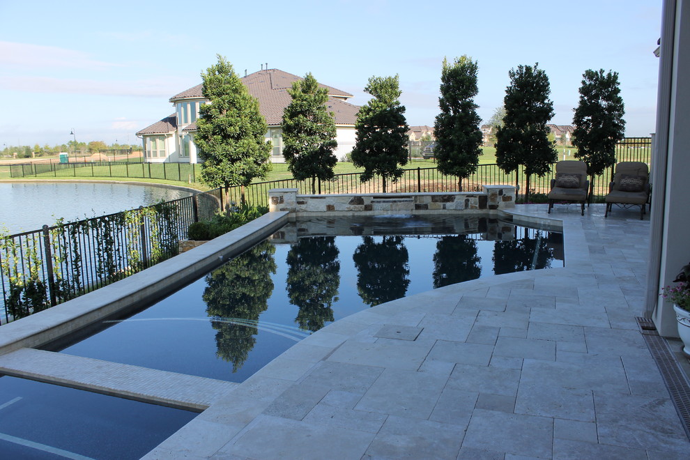 Watts Pool Company Ocean Blue Pebble Sheen - Traditional - Pool ...