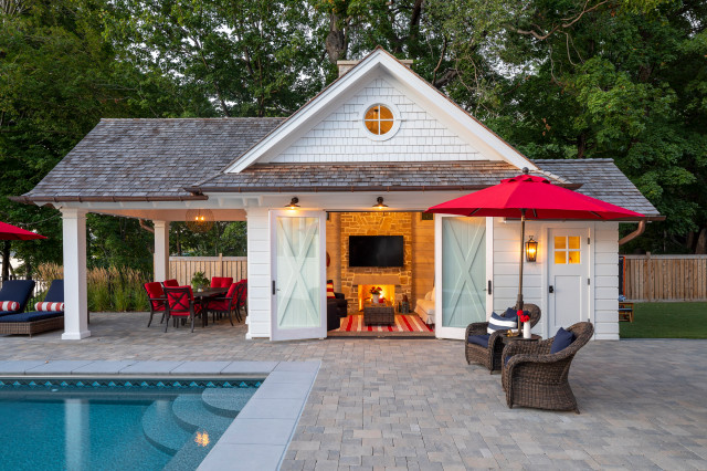 Wayzata Bay Family Home - Beach Style - Pool - Minneapolis - by L ...