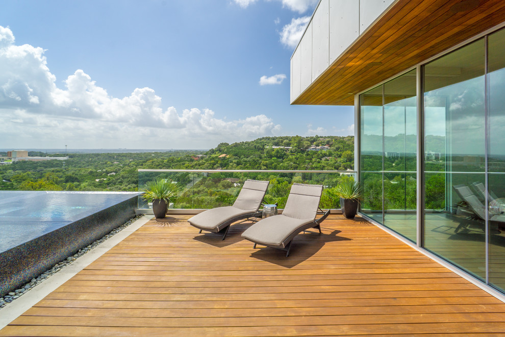 West Lake Hills Infinity Edge Pool & Decks (Ipe, Cable Railing ...
