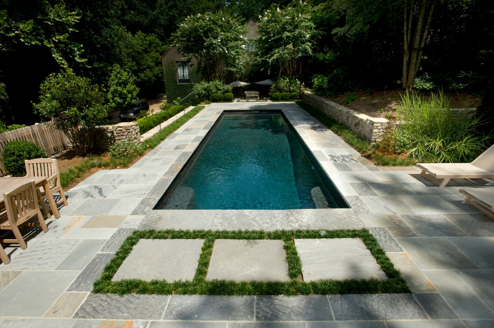 West Wesley Pool - Traditional - Pool - Atlanta - by Artistic Pools ...