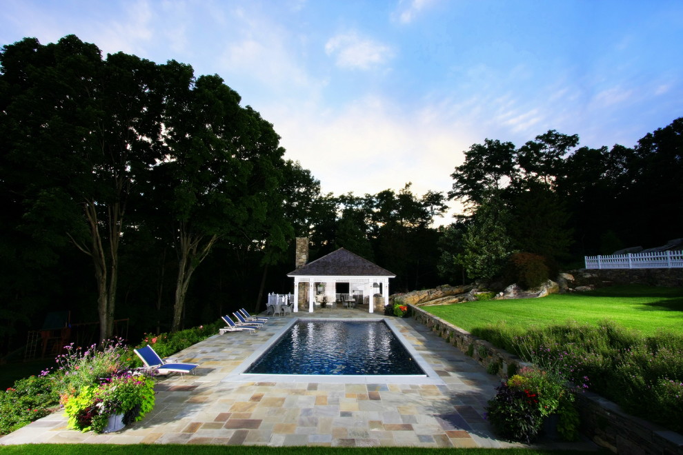 Westchester Poolhouse - Traditional - Pool - New York - by Daniel ...