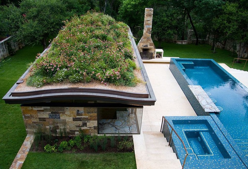 Westlake Green Roof - Contemporary - Pool - Austin - by SOMOS Design ...