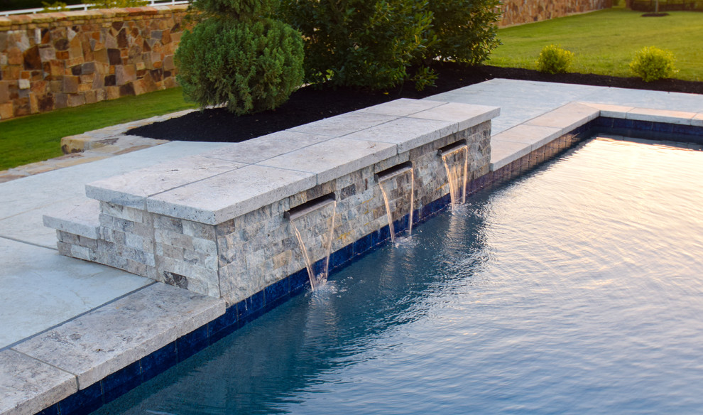 Westlake Modern Pool with Diving Platform - Contemporary - Pool ...