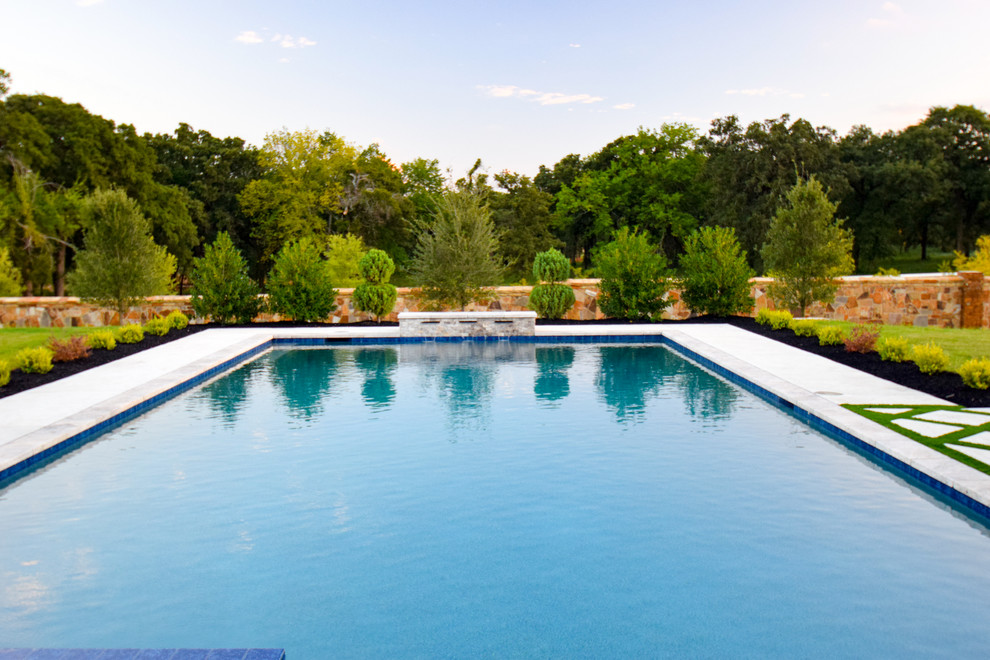 Westlake Modern Pool with Diving Platform - Contemporary - Pool ...