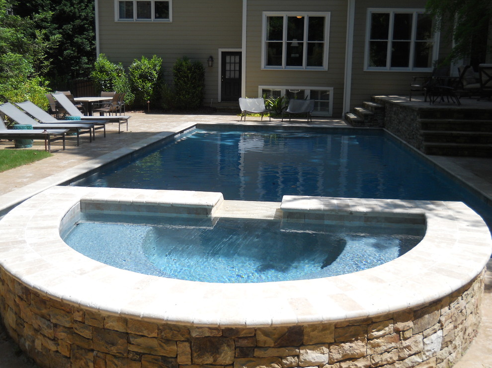 Wet Edge Primera Stone Tahoe Coast - Traditional - Pool - Atlanta - by ...