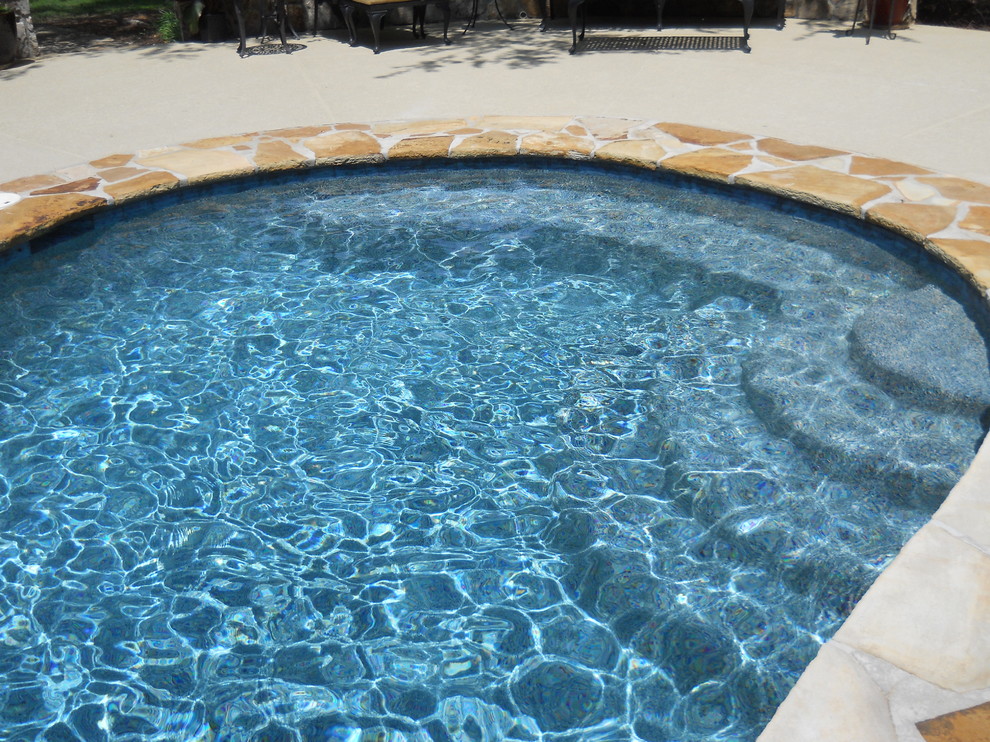 Wet Edge Prism Matrix Blue Lagoon - Traditional - Pool - Atlanta - by ...