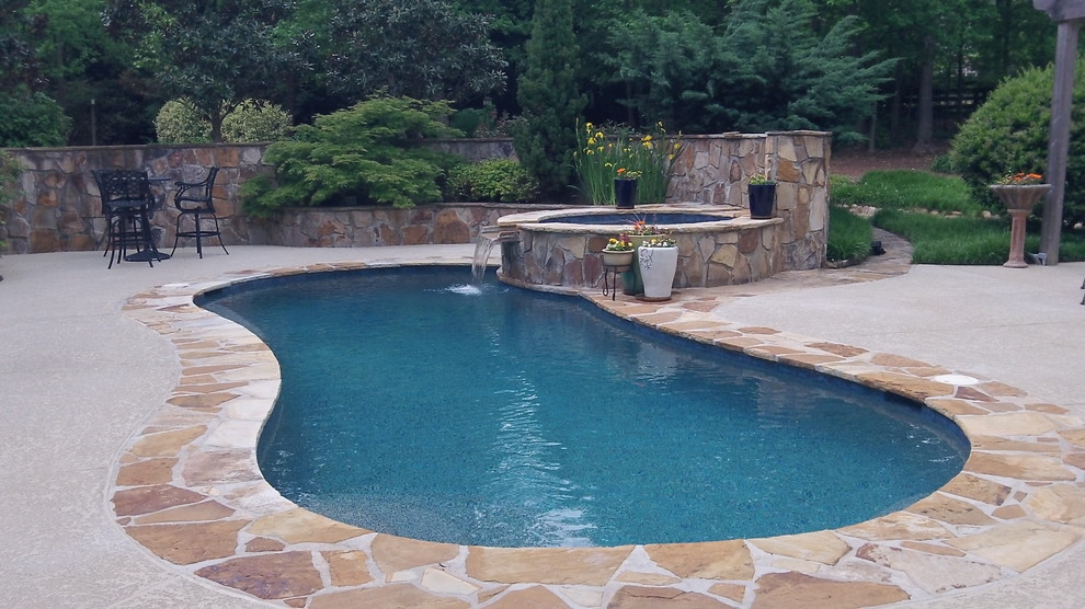 Wet Edge Prism Matrix Blue Lagoon - Traditional - Pool - Atlanta - by ...