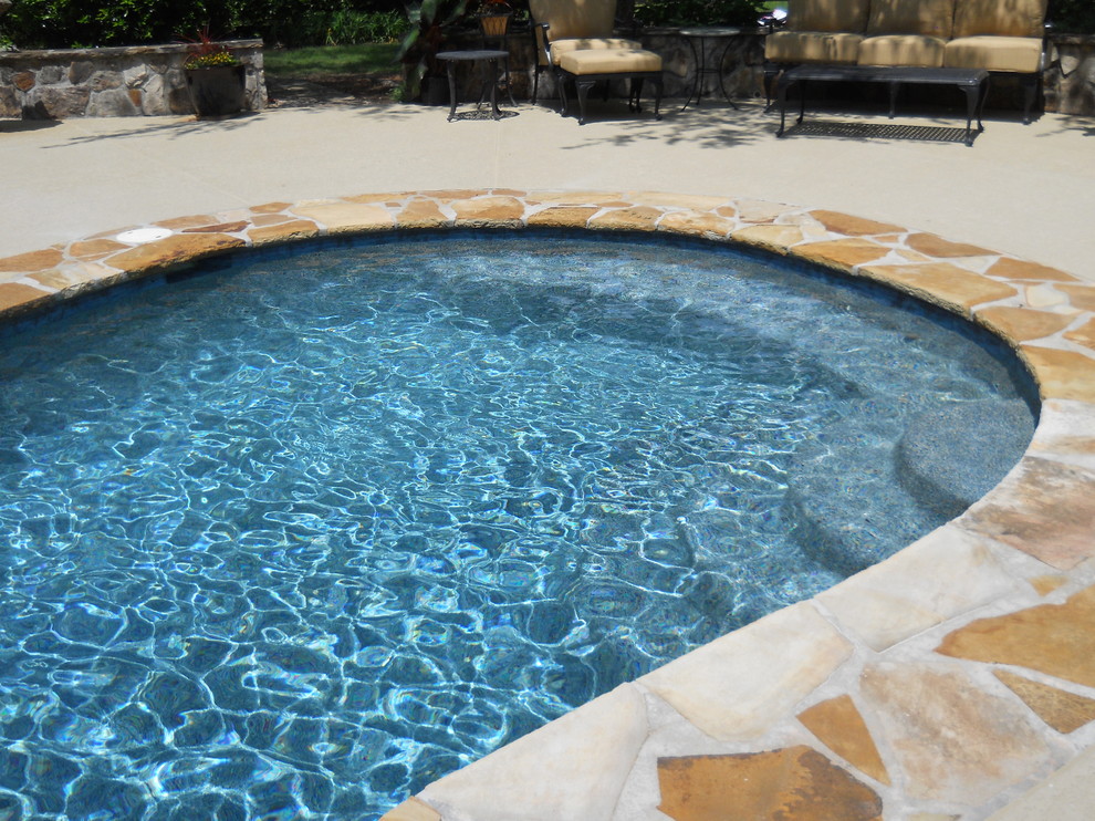Wet Edge Prism Matrix Blue Lagoon - Traditional - Pool - Atlanta - by ...