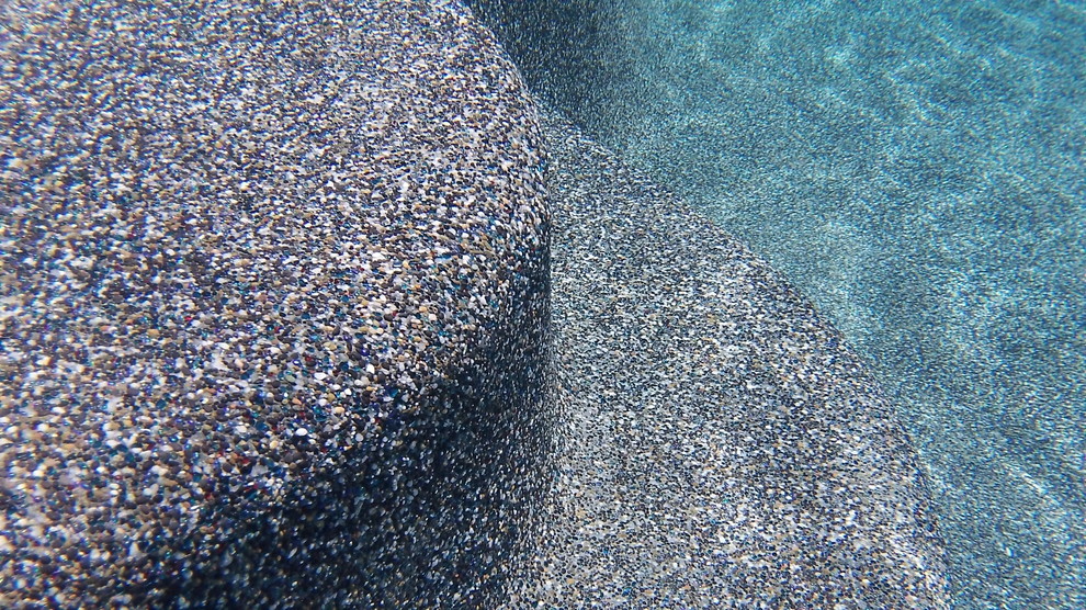 Wet Edge Prism Matrix Deep Blue Sea installed by ASI Pool Plastering in ...